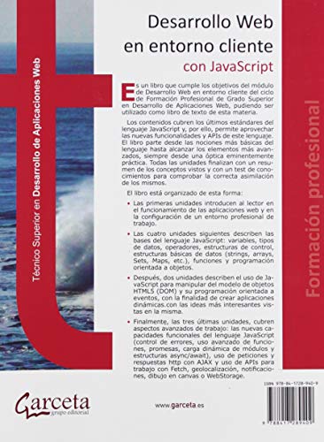 Desarrollo web en entorno cliente con JavaScript (FORMACION PROFESIONAL)